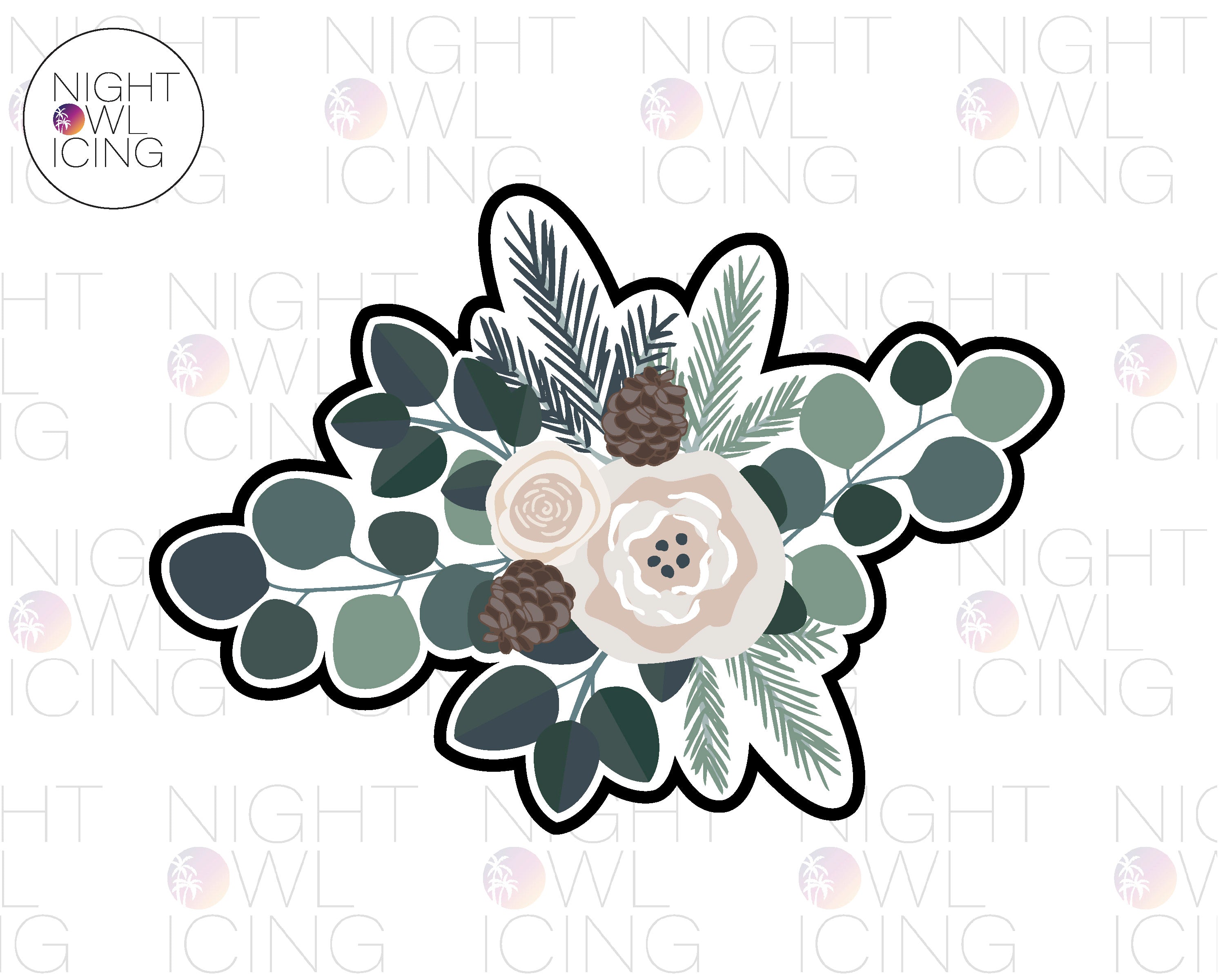 Grace Bouquet Cookie Cutter – LCWCookieCutters