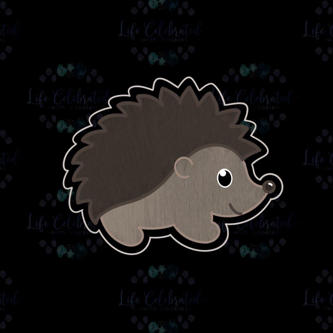 Hedgehog Cookie Cutter Lcwcookiecutters