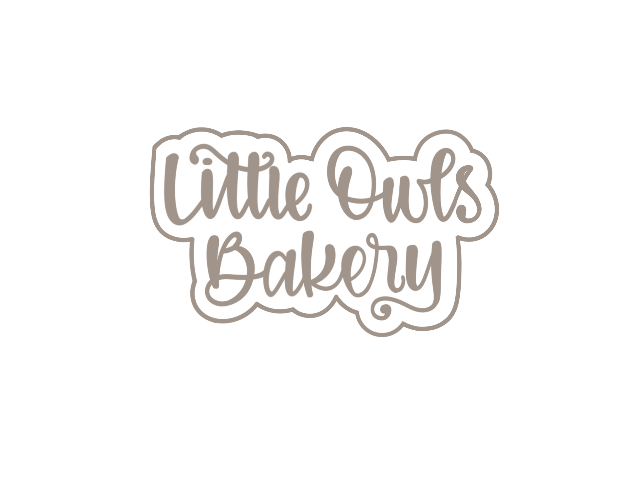 Custom Logo Cookie Cutter - Little Owls Bakery – LCWCookieCutters