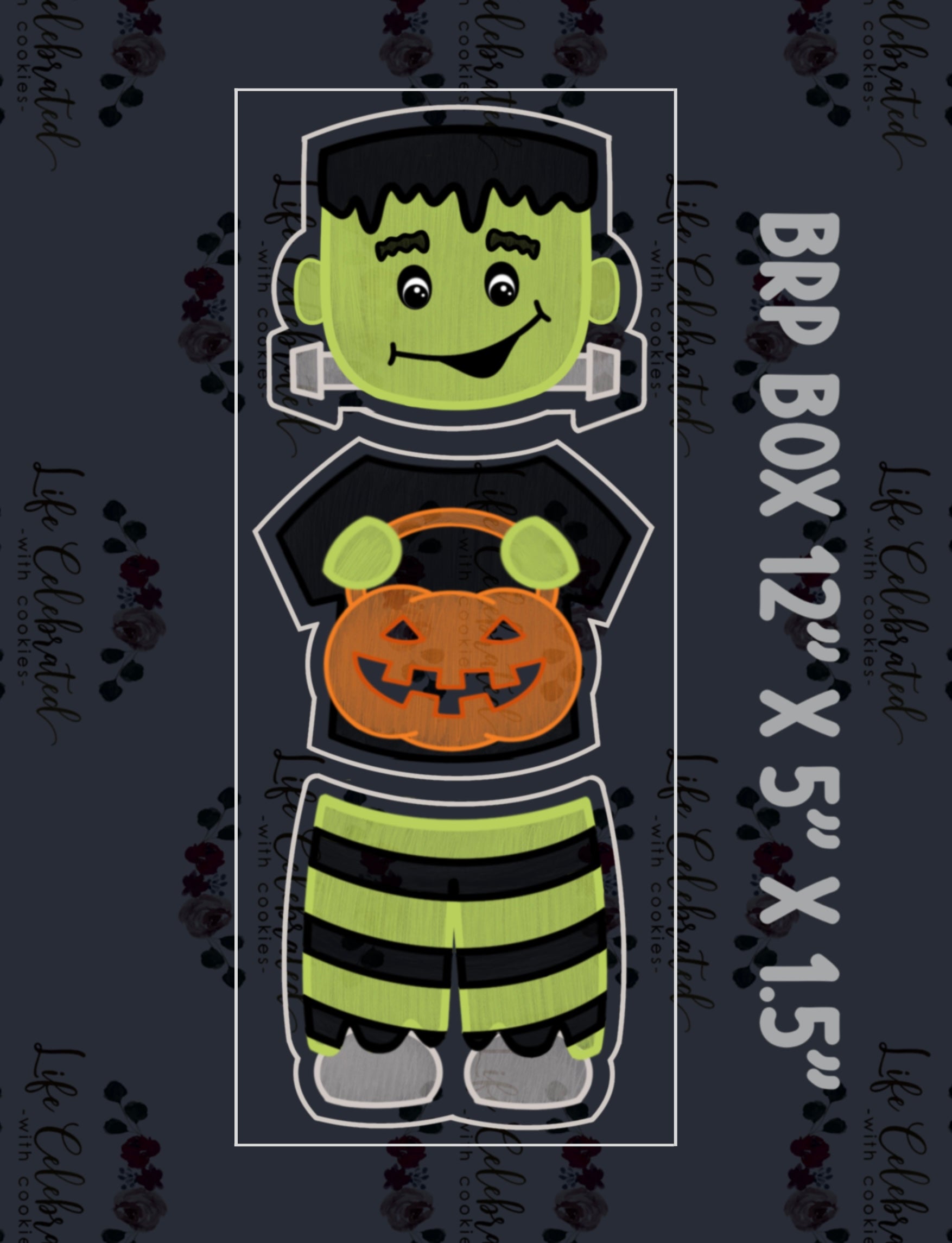 Frankenstein Monster Cookie Cutter Box Set (3) – LCWCookieCutters