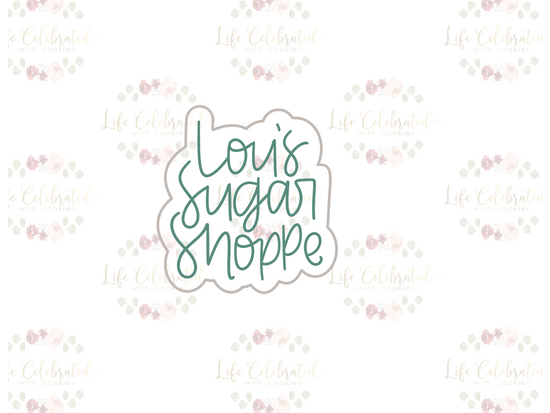 Custom Logo Cookie Cutter Request – LCWCookieCutters