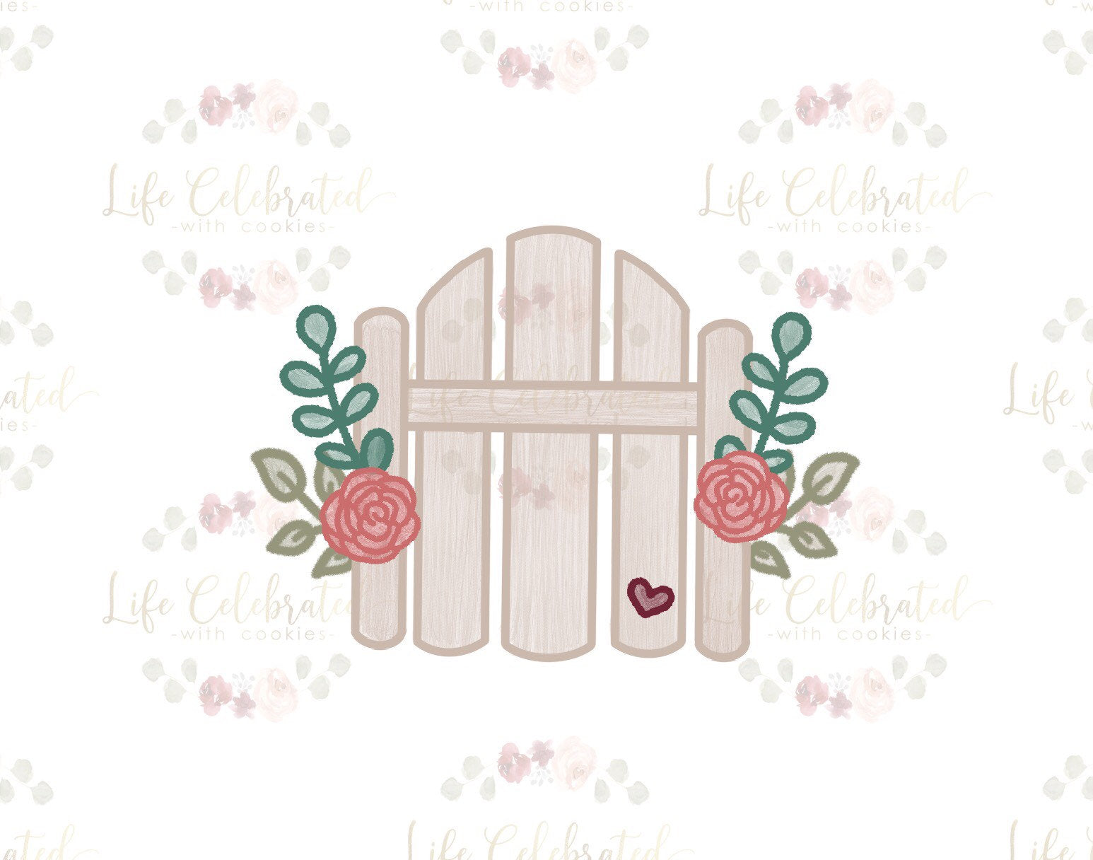 Garden Gate Sign Cookie Cutter – LCWCookieCutters
