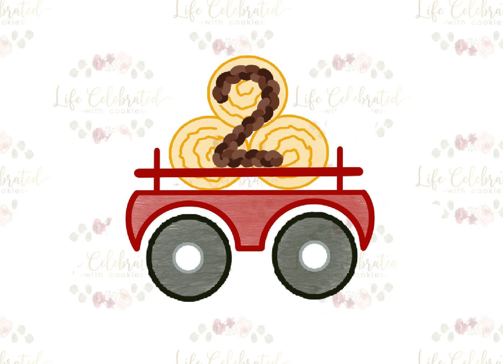Tractor and Trailer Set Cookie Cutter – LCWCookieCutters